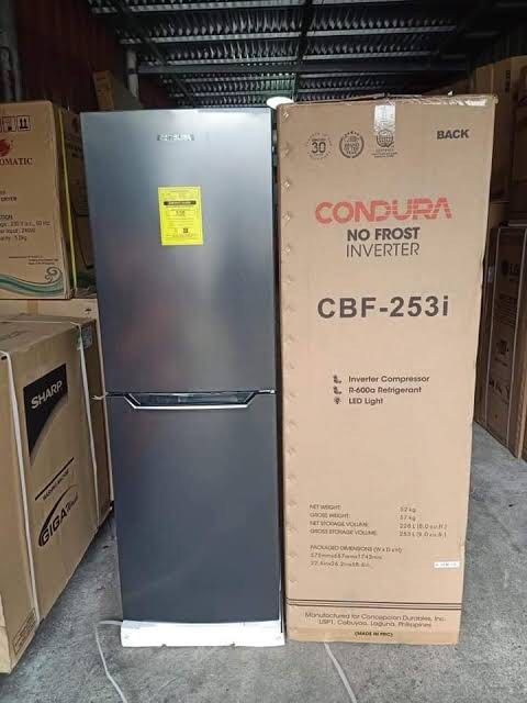 Condura Inverter Regrigerator Two Door No Frost & Bottom Freezer Type ...