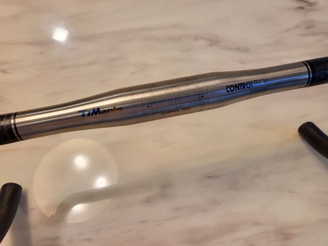 ControlTech Timania 42cm Titanium/Carbon Handlebar, Sports Equipment, Bicycles & Parts, Parts ...