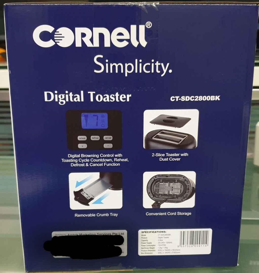 Cornell Digital Toaster, TV & Home Appliances, Kitchen Appliances ...