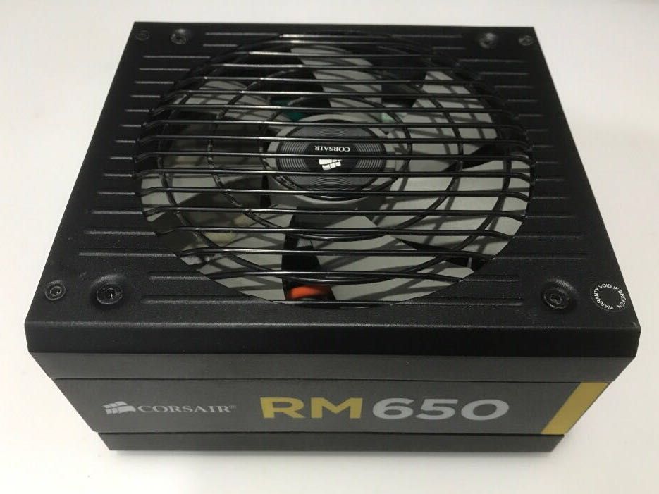 CORSAIR RM650 CP-9020054 RM Series 80 Plus Gold Certified Fully Modular ...