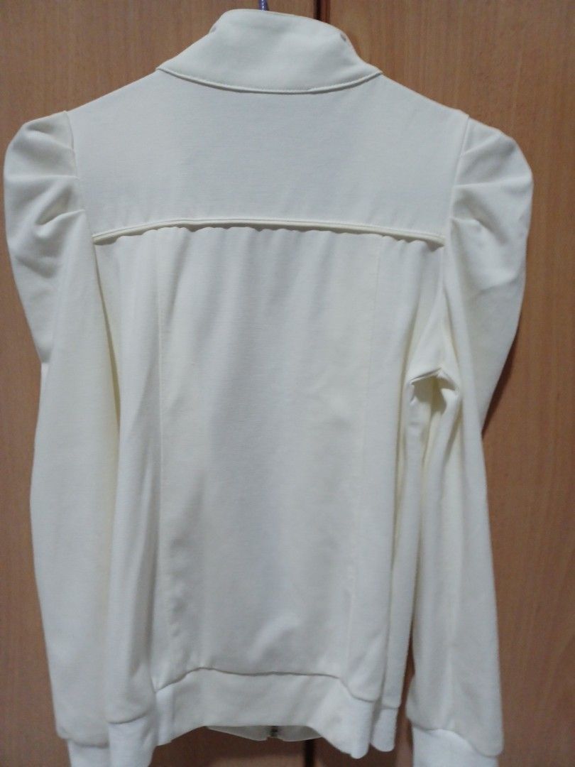 Cream white jacket, Women's Fashion, Coats, Jackets and Outerwear on ...