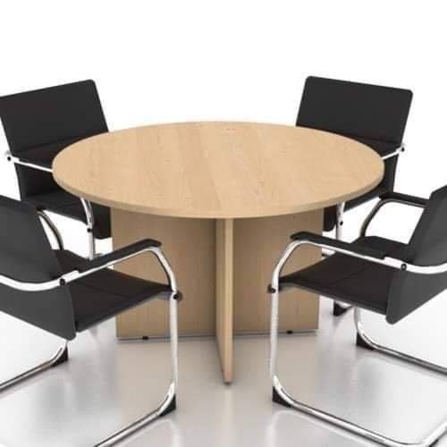 Customized Round Pantry Table, Round Laminated Conference Table ...