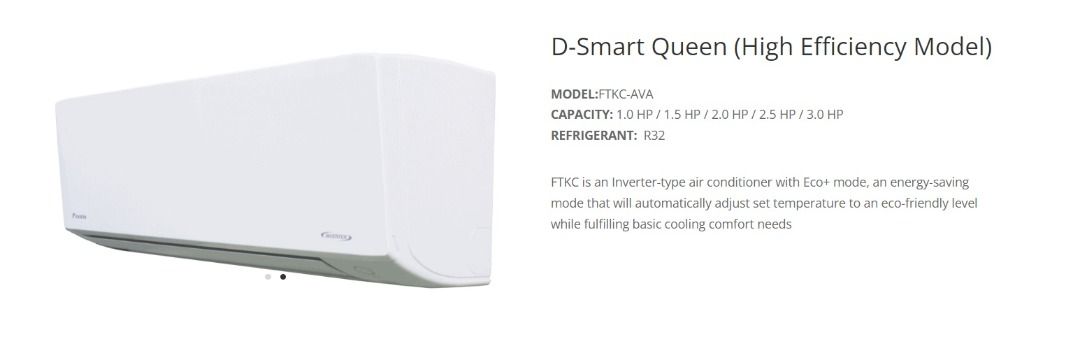 🎉 BRAND NEW DAIKIN QUEEN AVA SERIES INVERTER WALL - TYPE AIRCON R32 ...