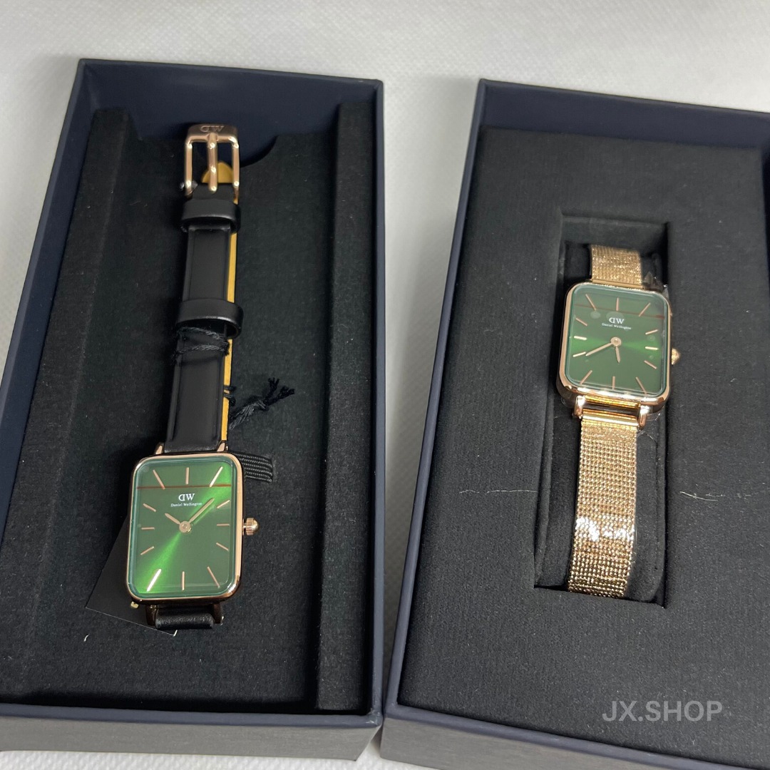 Daniel Wellington Emerald Watch Face - Quadro Series, Women's Fashion ...