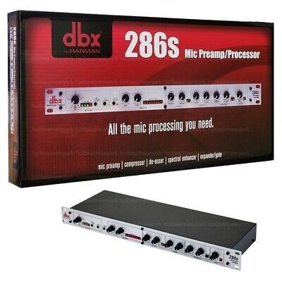 DBX 286s Mic Preamp Compressor Enhancer Processor Microphone, Audio ...