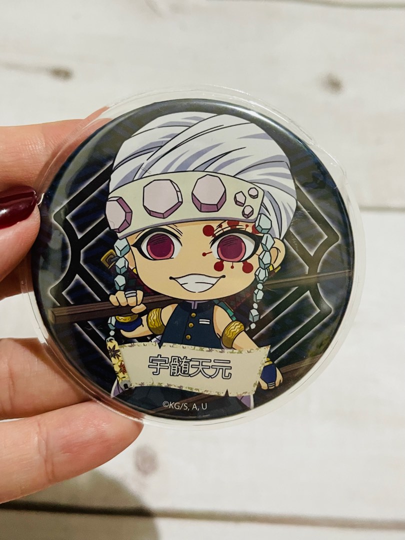 Demon Slayer Tengen Can Badge Pin style b, Hobbies & Toys, Toys & Games ...
