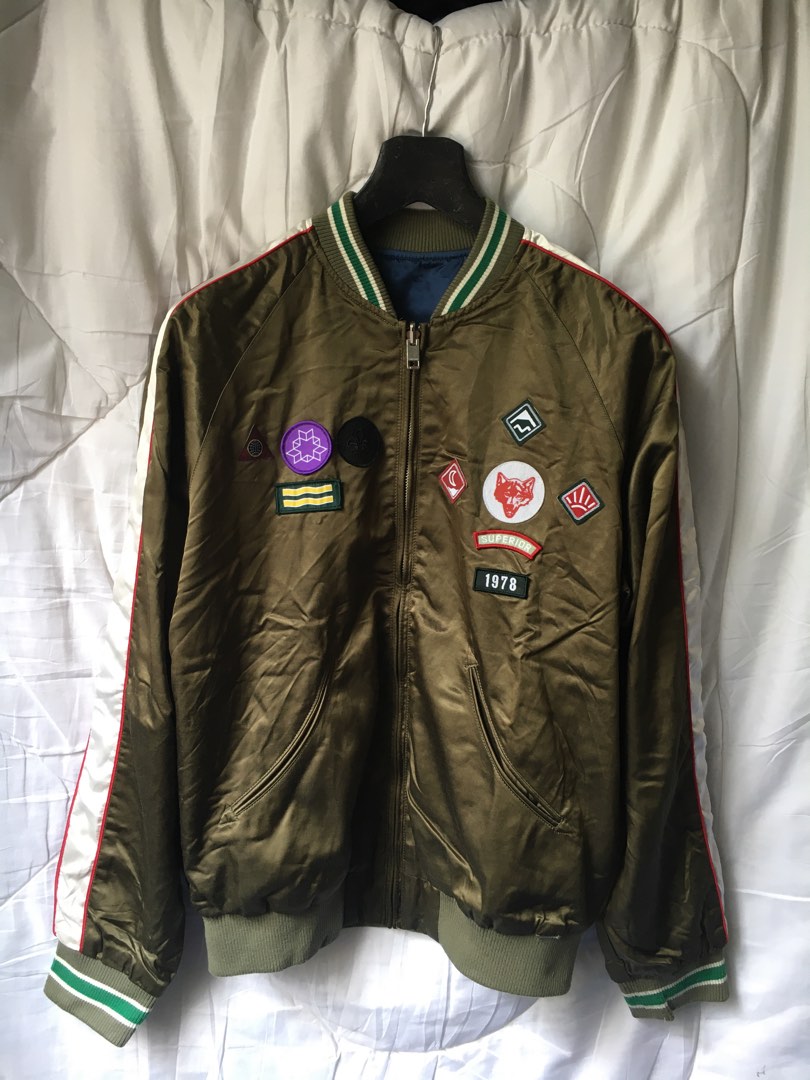 DIESEL REVERSIBLE PATCHWORK BOMBER JACKET, Men's Fashion, Coats ...