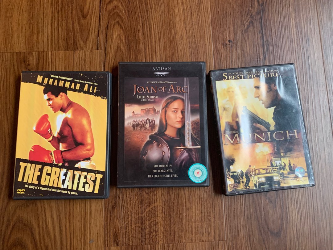 DVD Muhammad Ali / Joan of Arc / Munich, Hobbies & Toys, Music & Media ...