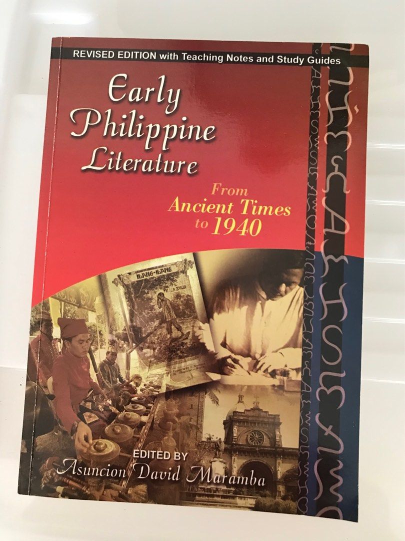 Early Philippine Literature From Ancient Times to 1940s Maramba Book ...