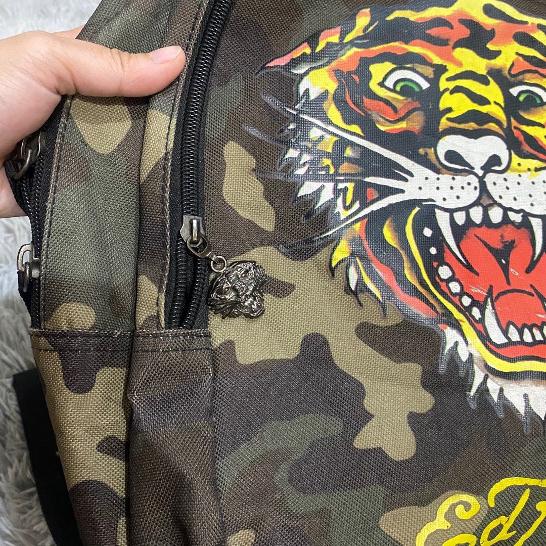 Ed Hardy Backpack, Men's Fashion, Bags, Backpacks on Carousell