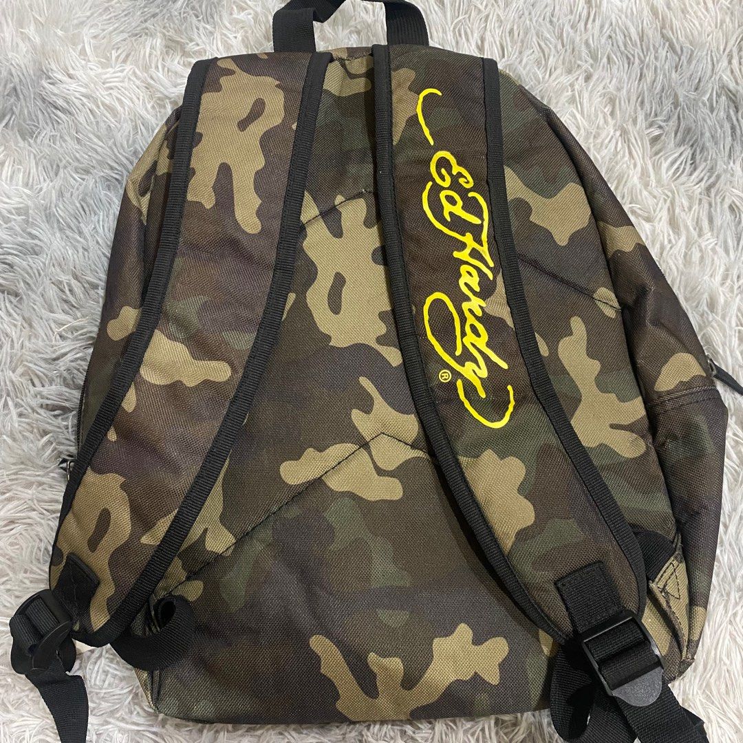 Ed Hardy Backpack, Men's Fashion, Bags, Backpacks on Carousell