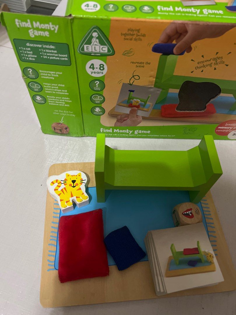 ELC find Monty Game 4-8 years old, Hobbies & Toys, Toys & Games on Carousell