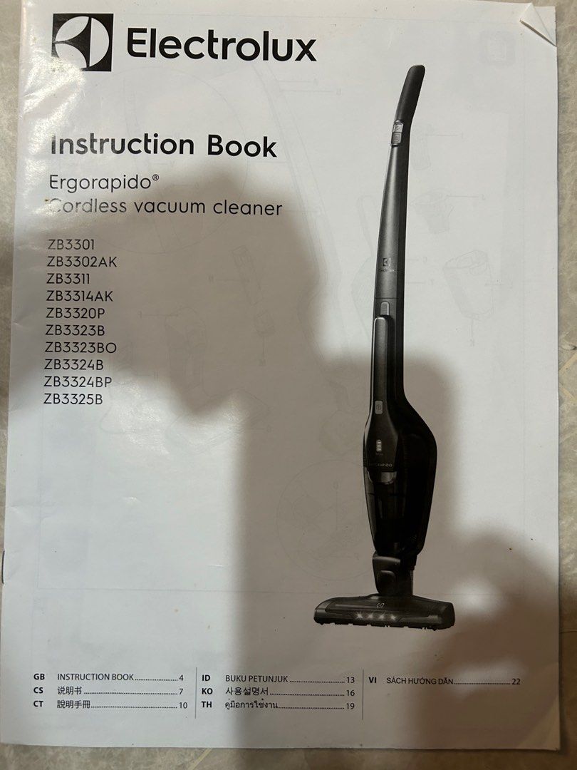 Electrolux Vacuum ZB3311, TV & Home Appliances, Vacuum Cleaner ...