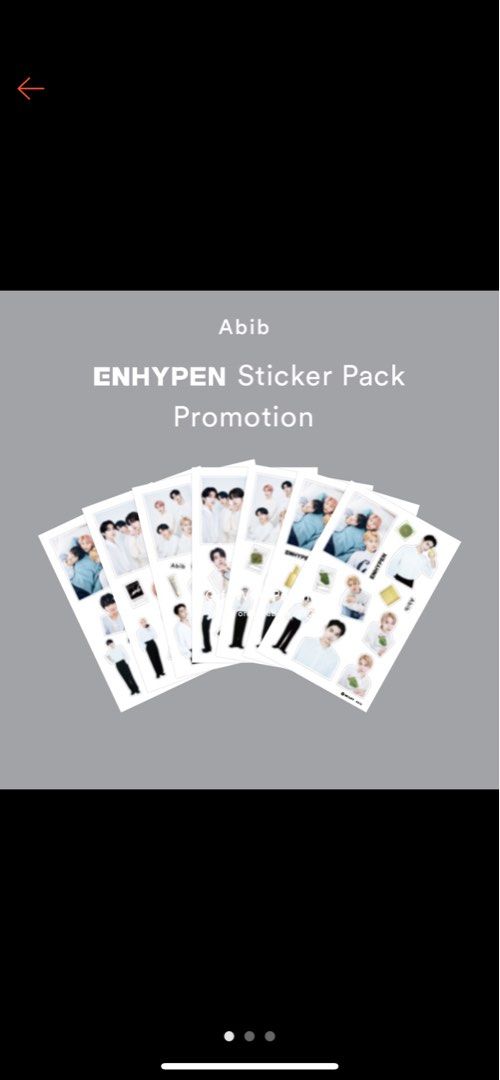 ENHYPEN Abib Sticker pack, Hobbies & Toys, Memorabilia & Collectibles ...