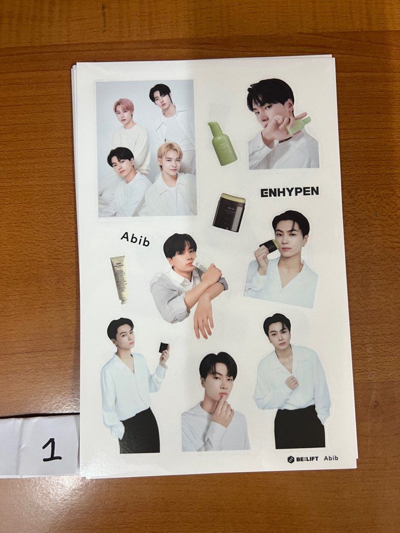 ENHYPEN Abib Sticker pack, Hobbies & Toys, Memorabilia & Collectibles ...
