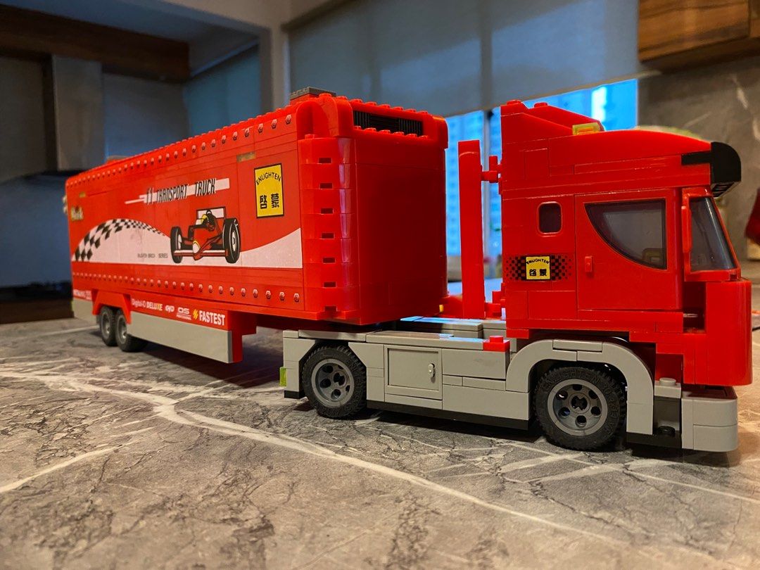 ENLIGHTEN Brick 406 F1 Transport “Lego” Set, Hobbies & Toys, Toys ...