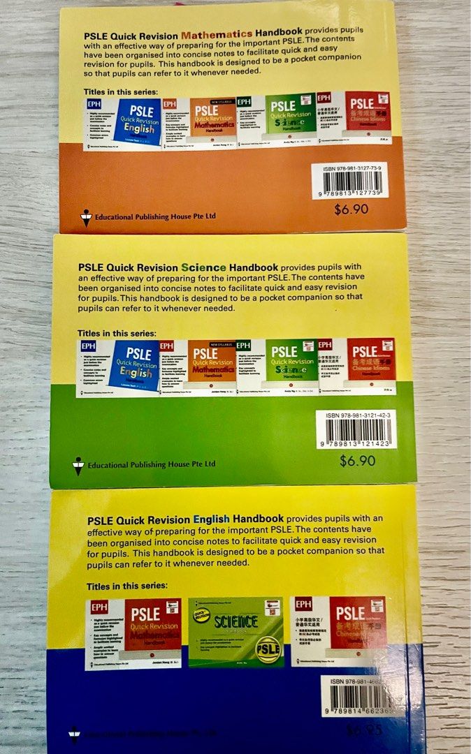 EPH PSLE revision Math / Science / English, Hobbies & Toys, Books ...