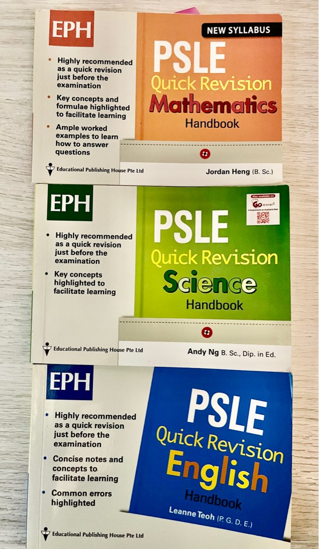 EPH PSLE revision Math / Science / English, Hobbies & Toys, Books ...