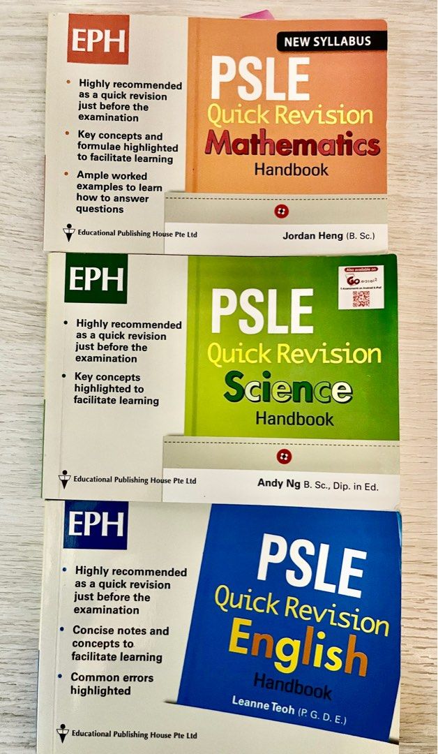 EPH PSLE revision Math / Science / English, Hobbies & Toys, Books ...