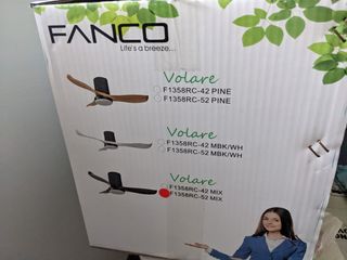 Fanco F-Star 52 inch ceiling fan, Furniture & Home Living, Lighting ...