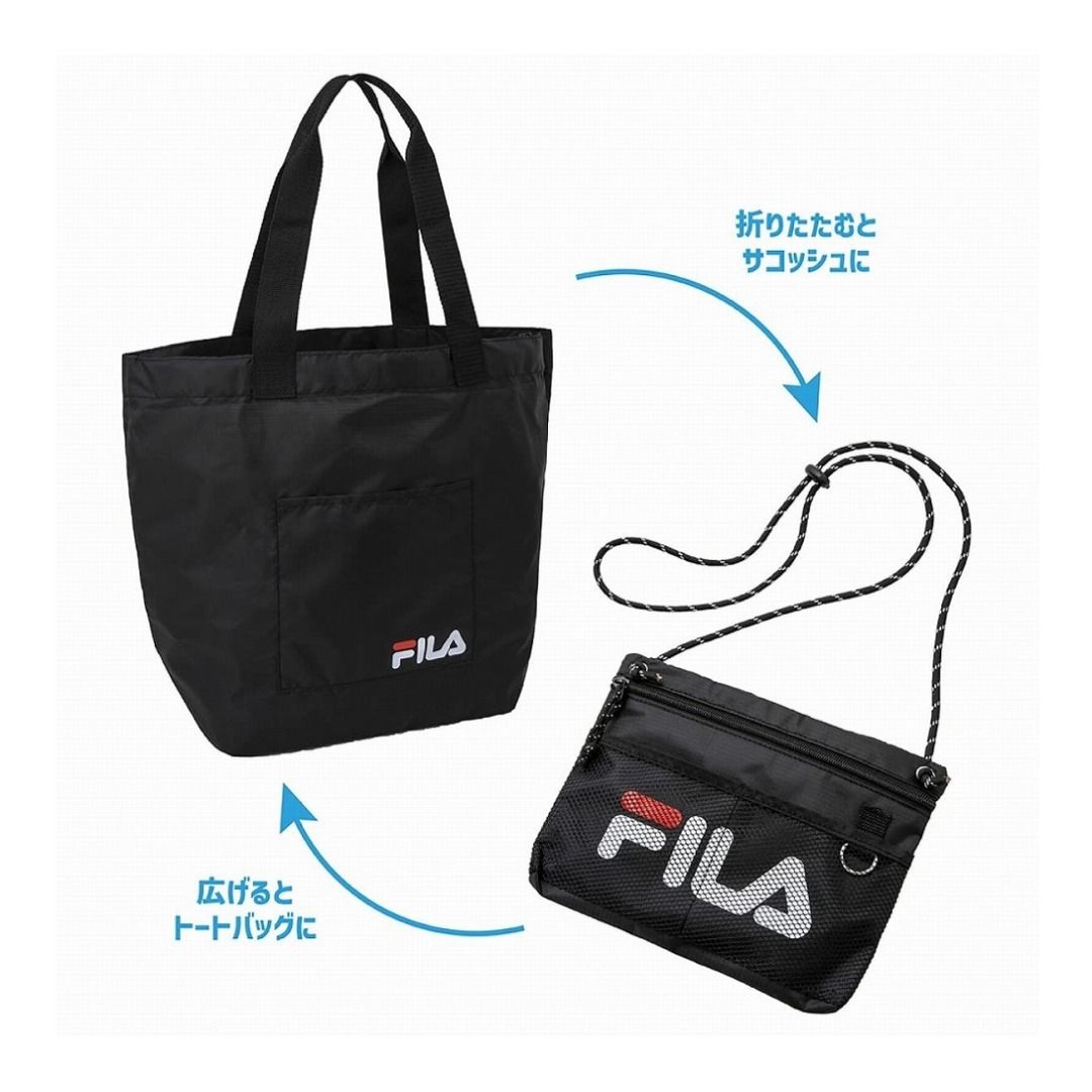 FILA 2WAY SACOCHE/ TOTE BAG, Women's Fashion, Bags & Wallets, Tote Bags on Carousell