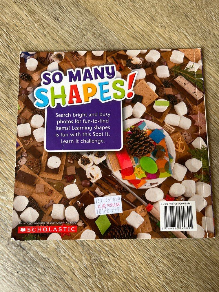 Find the items book - Scholastic So Many Shapes!, Hobbies & Toys, Books ...