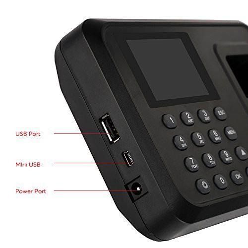 Fingerprint Time Attendance Digital Finger Print Punch Card Machine ...