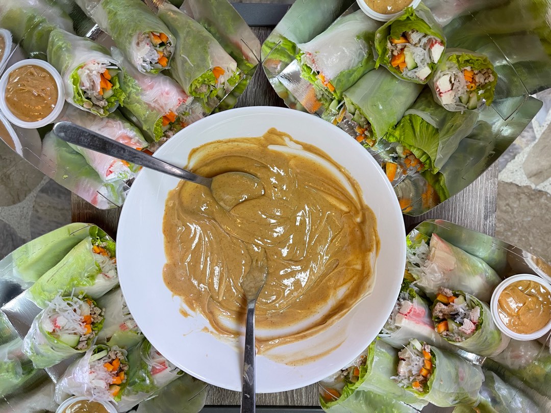 Freshly Rolled Vietnamese Crab Spring Roll, Food & Drinks, Fresh ...