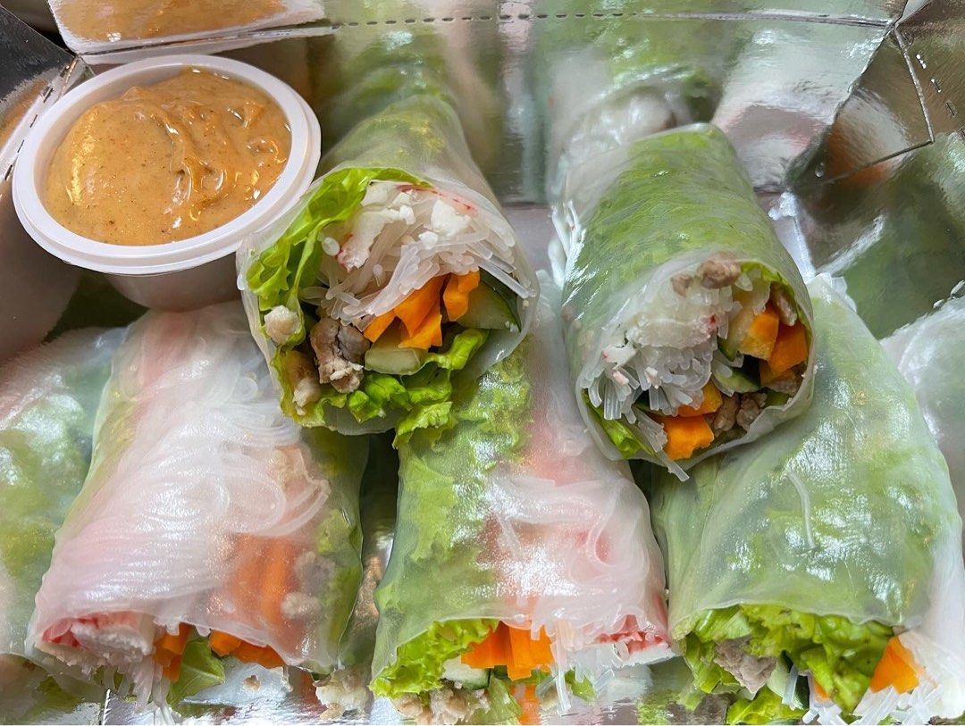 Freshly Rolled Vietnamese Crab Spring Roll, Food & Drinks, Fresh ...