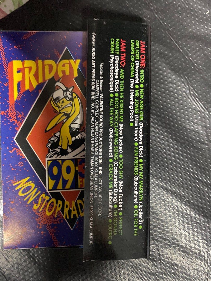 Friday jam comp kaset tape cassette, Hobbies & Toys, Music & Media, CDs ...