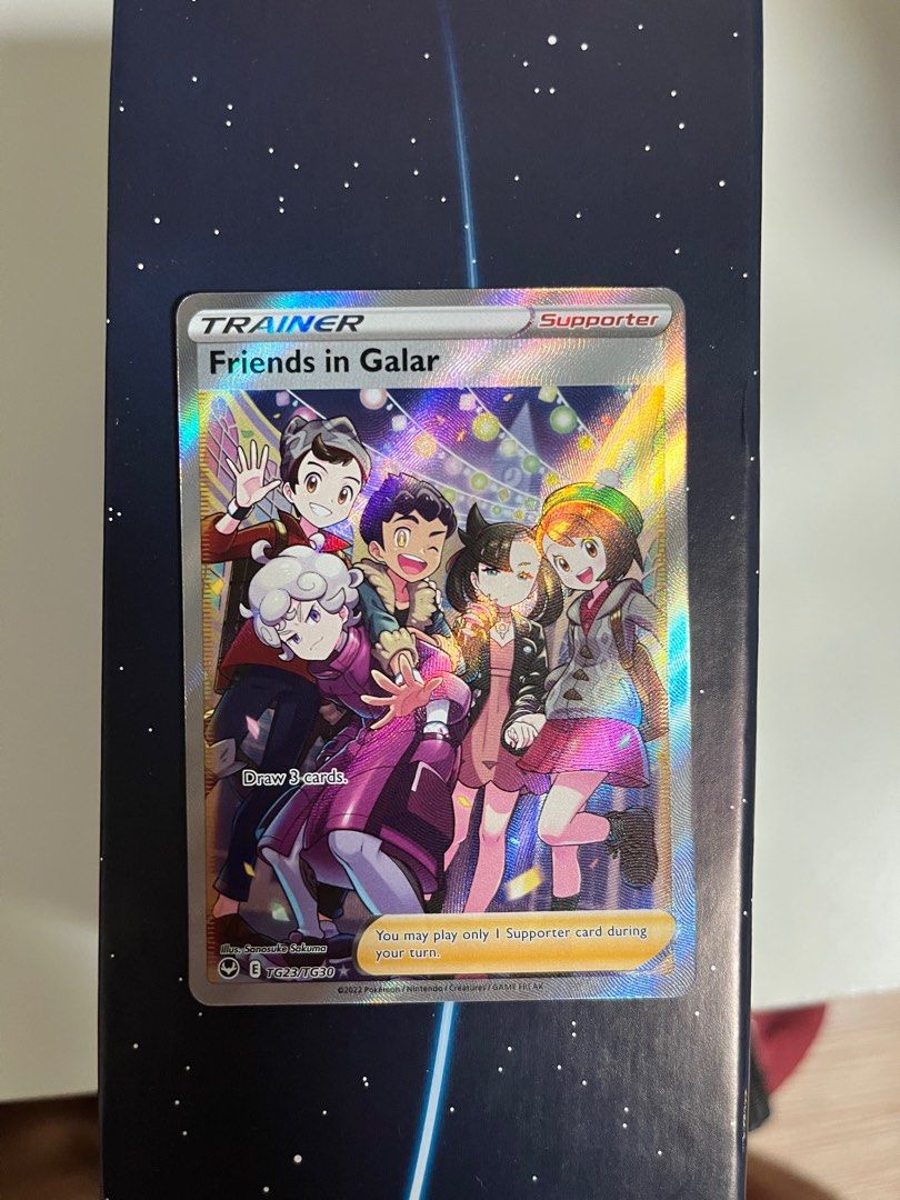 FRIENDS IN GALAR POKEMON CARD, Hobbies & Toys, Toys & Games on Carousell