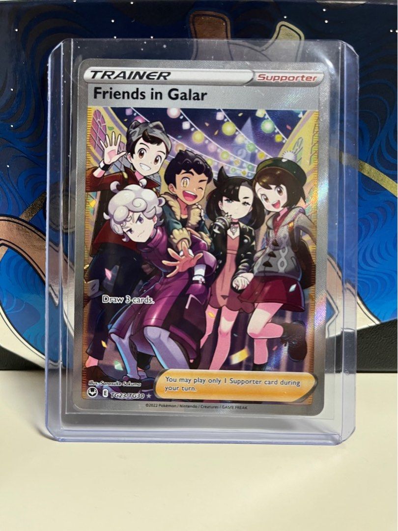 FRIENDS IN GALAR POKEMON CARD, Hobbies & Toys, Toys & Games on Carousell