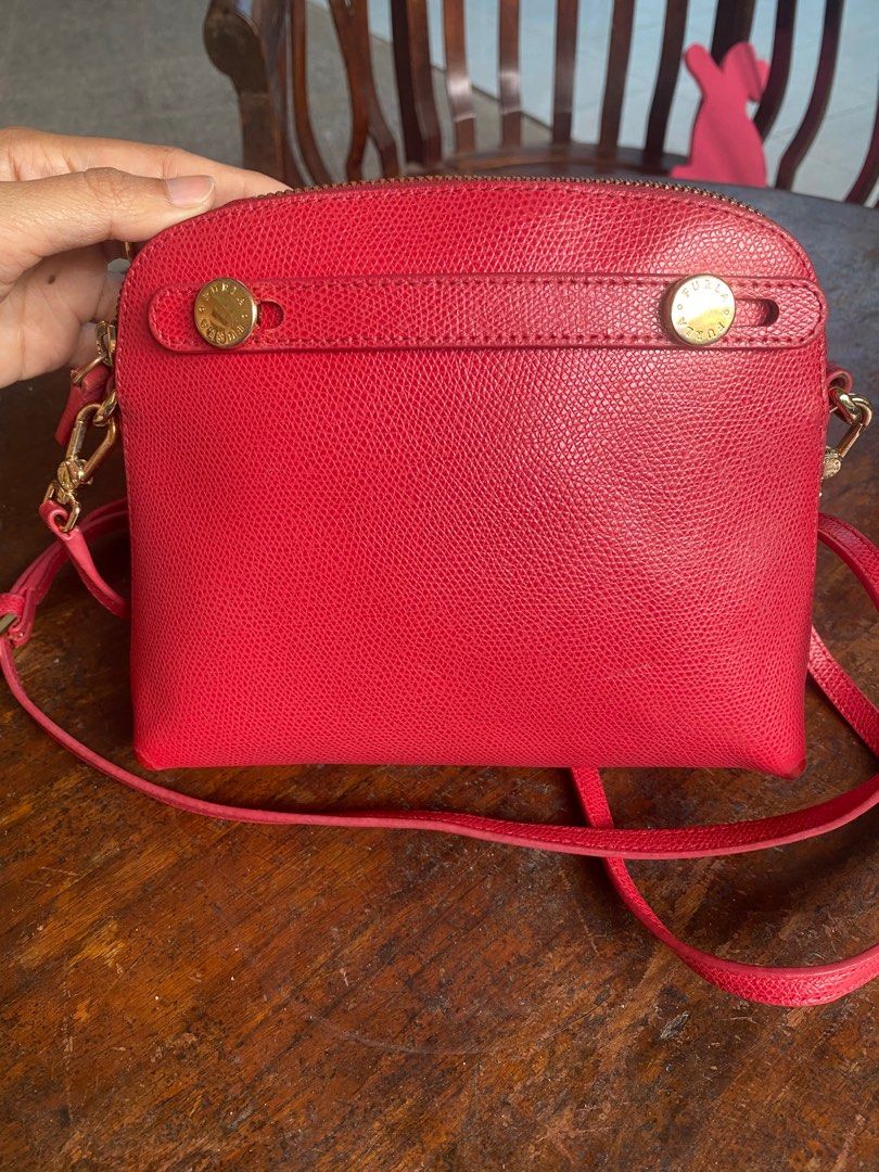 Furla piper dome mini, Fesyen Wanita, Tas & Dompet di Carousell