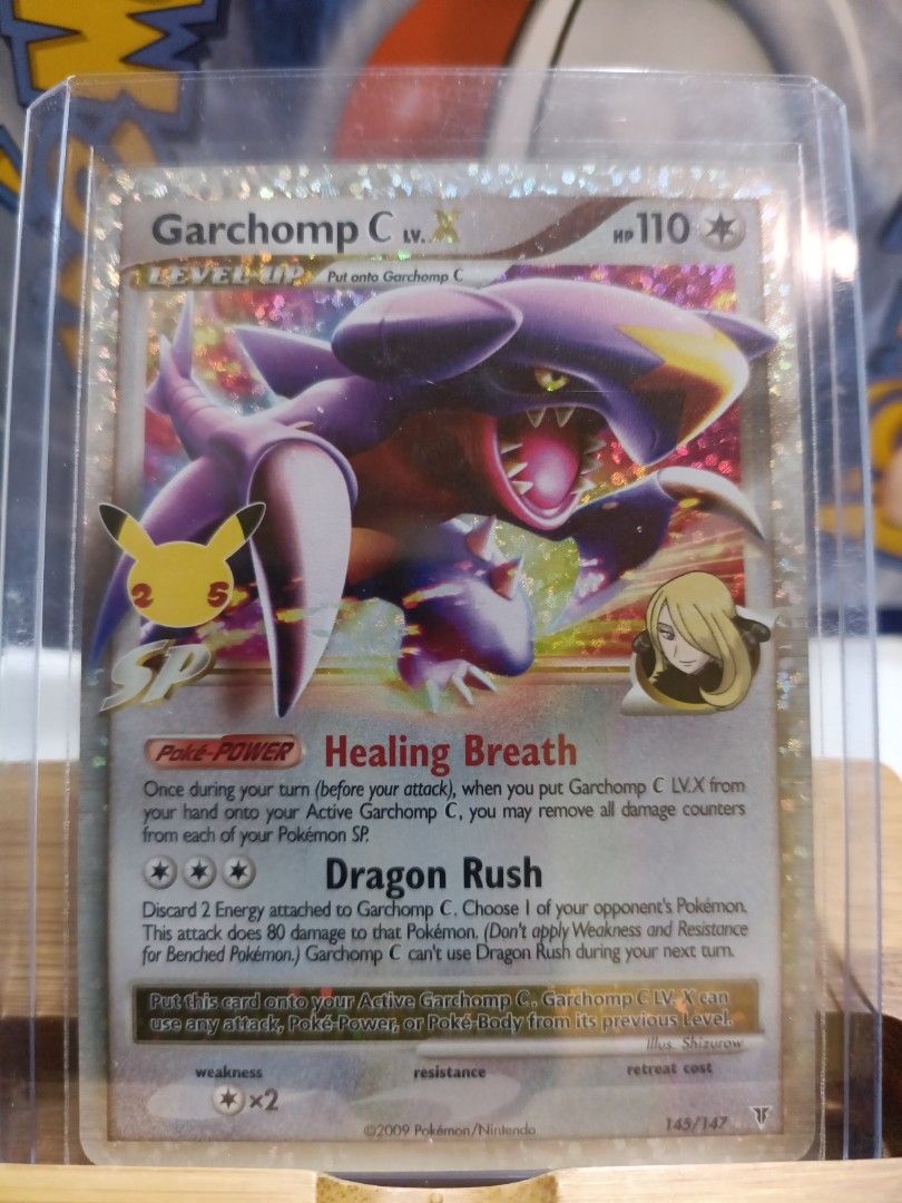 Garchomp C lv.X pokemon card, Hobbies & Toys, Toys & Games on Carousell