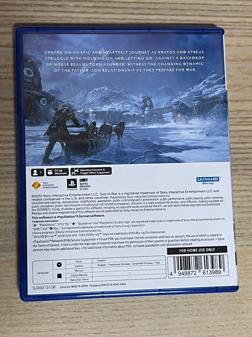 God of War Ragnarok, Video Gaming, Video Games, PlayStation on Carousell