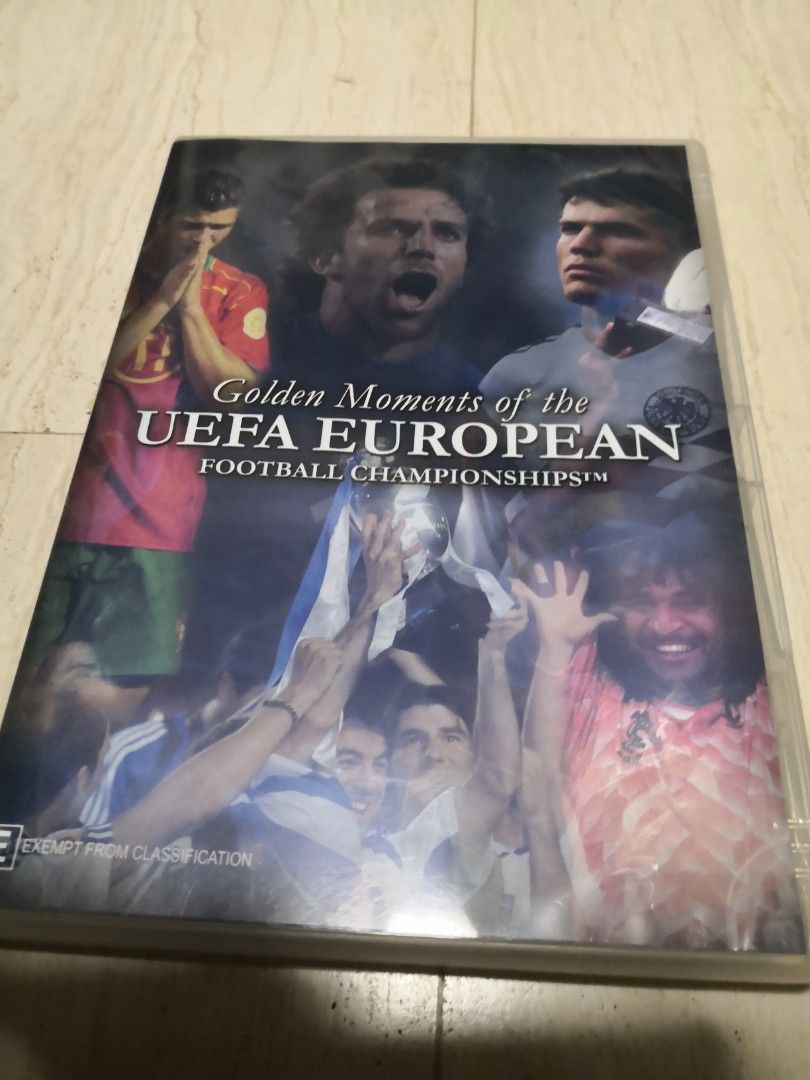Golden Moments Of The Uefa European DVD, Hobbies & Toys, Music & Media ...