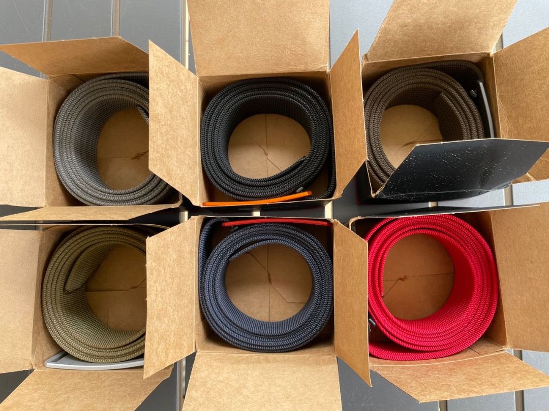 Grip6 American Made Minimalist Belt Grip 6 Belts Polyester Nylon Belt ...
