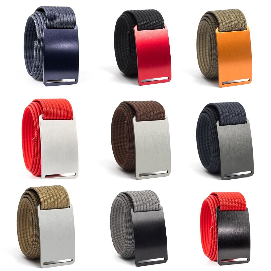 Grip6 American Made Minimalist Belt Grip 6 Belts Polyester Nylon Belt ...