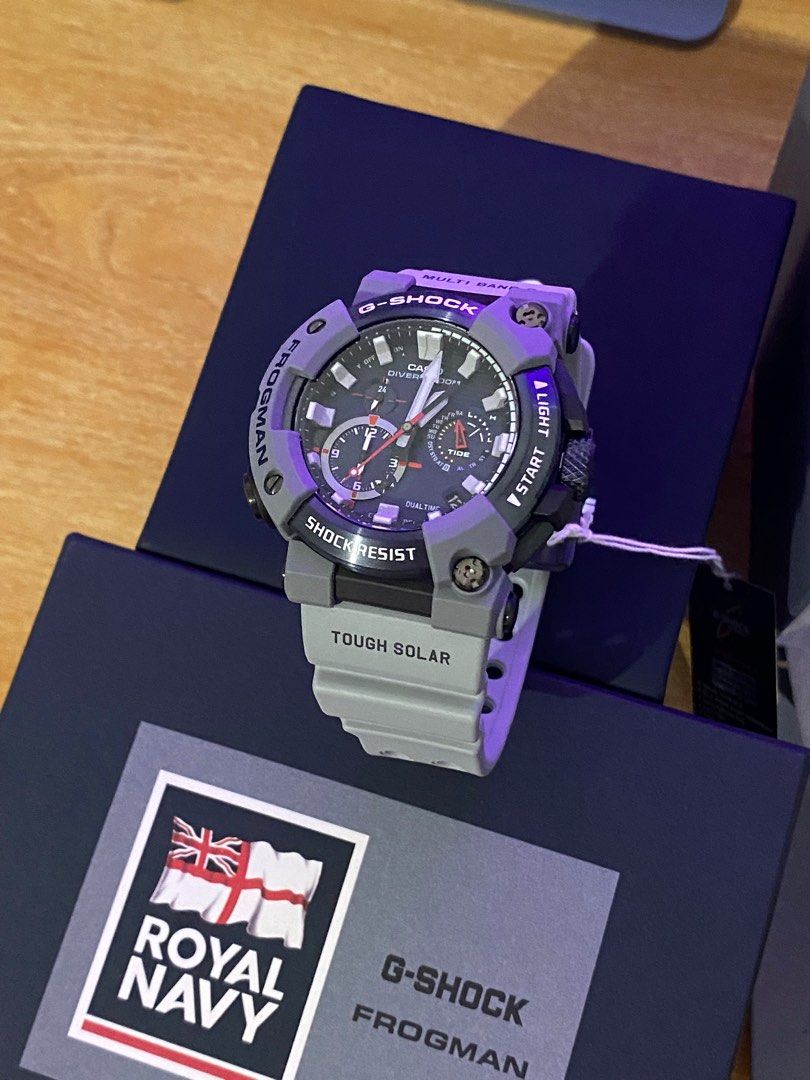 GSHOCK LIMITED EDITION FROGMAN ROYAL NAVY GWF-A1000RN-8, Luxury ...