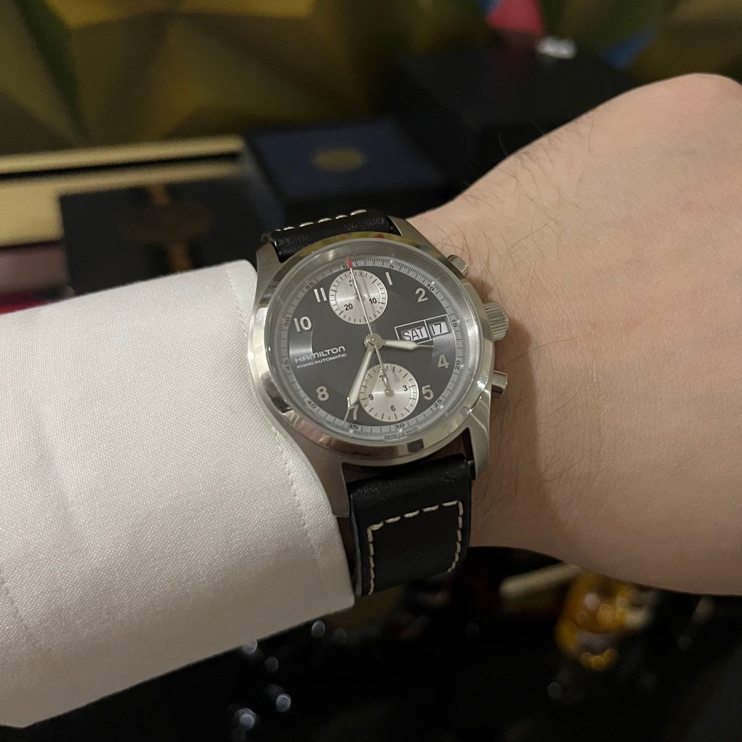 Hamilton Field Khaki Chronograph, Luxury, Watches on Carousell