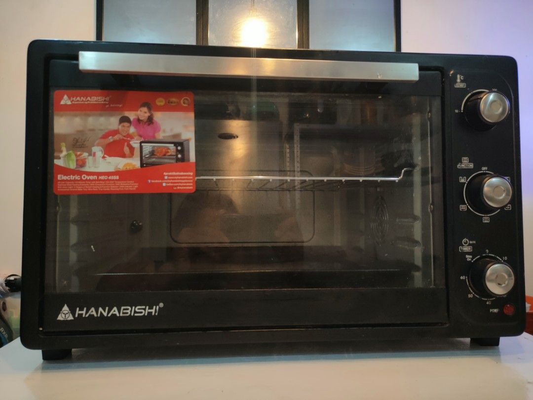 Hanabishi Convection Oven 45 Liters, TV & Home Appliances, Kitchen ...