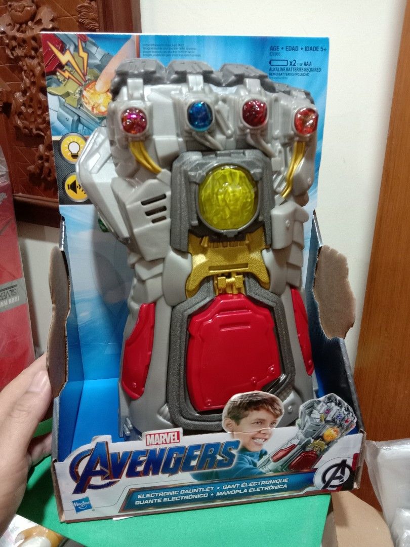 Hasbro Marvel Avengers Mega Mighties Spider-Man+ Electronic Gauntlet ...