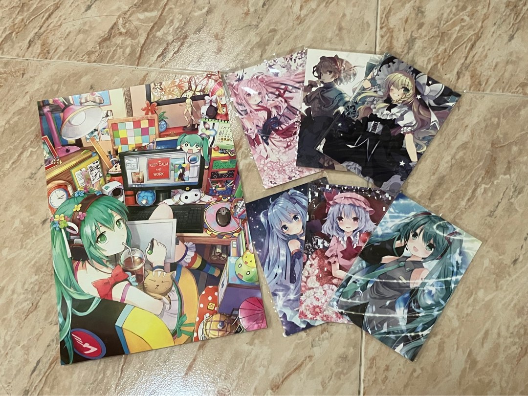 Hatsune Miku postcards [poster sold], Hobbies & Toys, Memorabilia ...