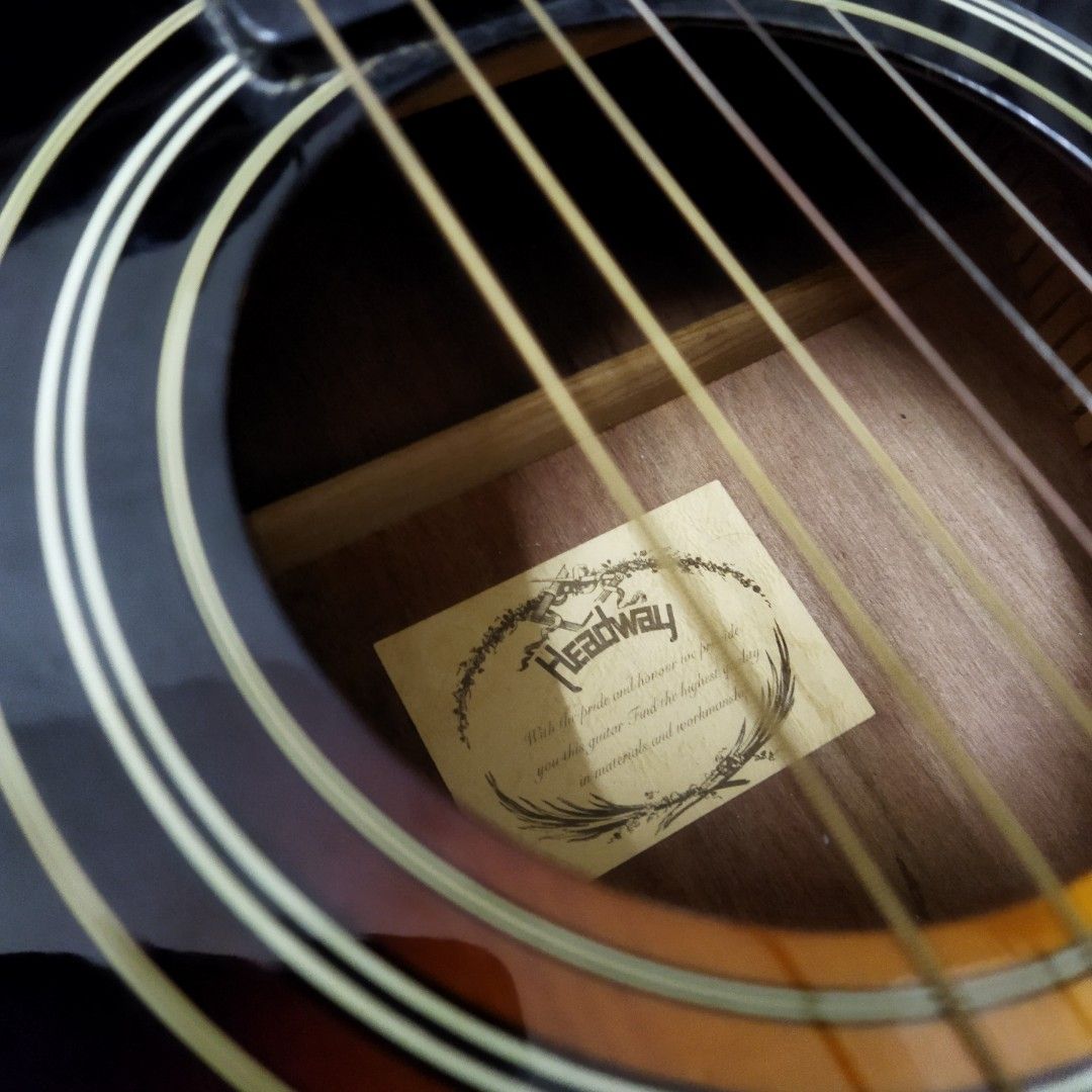 Headway Acoustic Guitar, Hobbies & Toys, Music & Media, Musical Instruments on Carousell