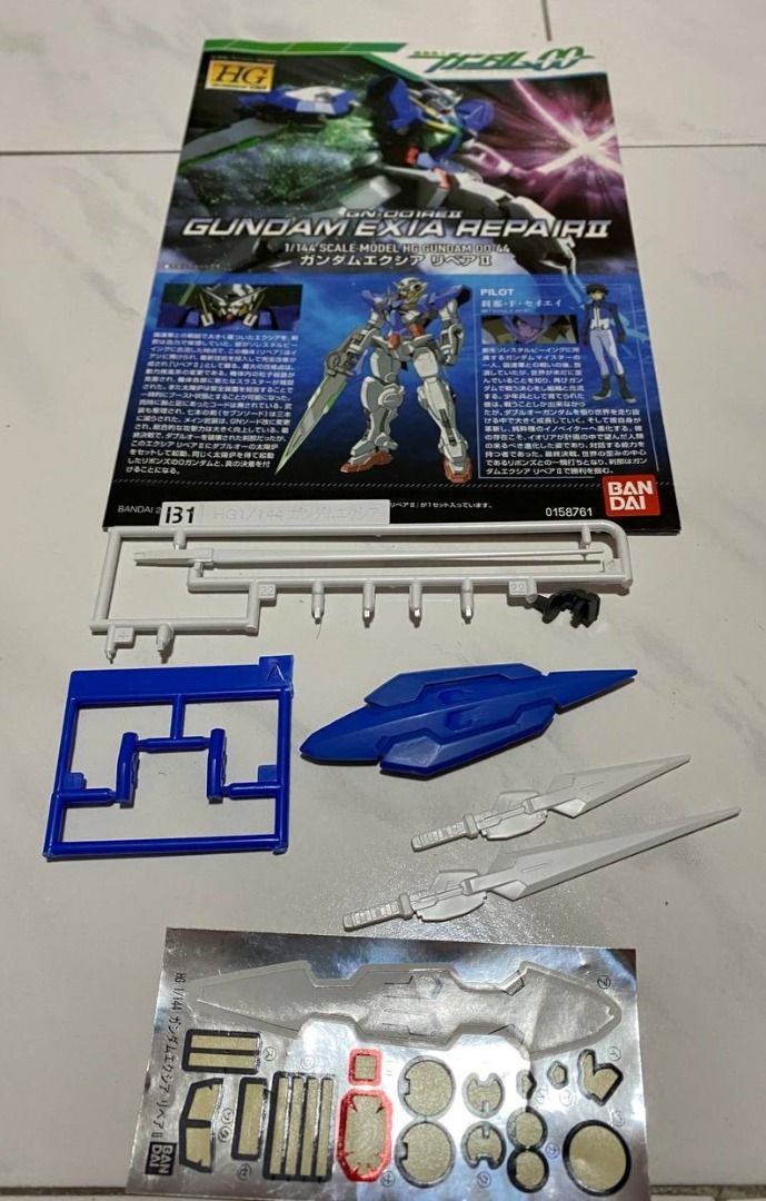 HG Exia R2 Gundam, Hobbies & Toys, Toys & Games on Carousell