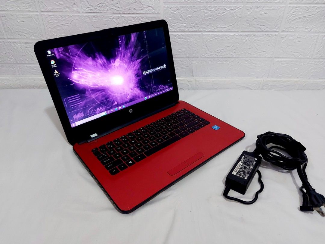 HP 14 Red Intel Celeron N3060 6th Gen 4GB Ram DDR3L Upgradable 500GB ...