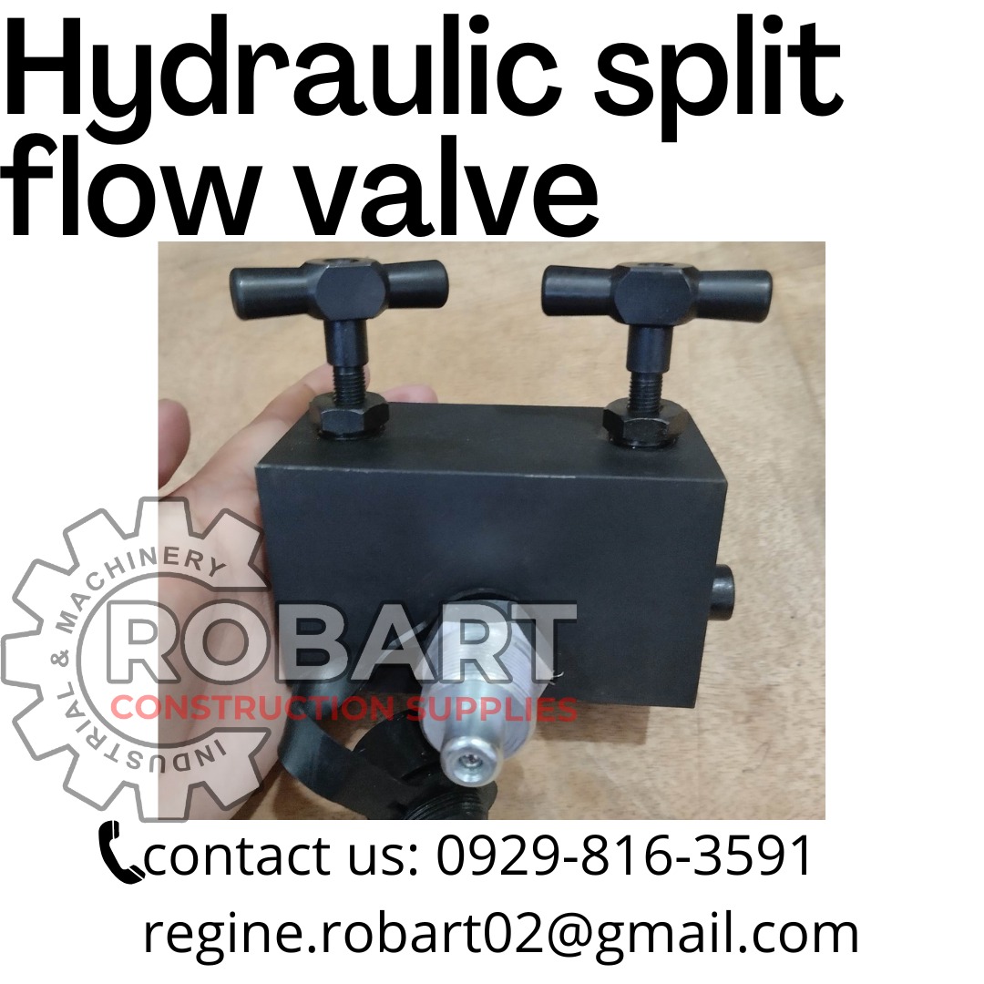 Hydraulic split flow valve, Commercial & Industrial, Construction Tools ...
