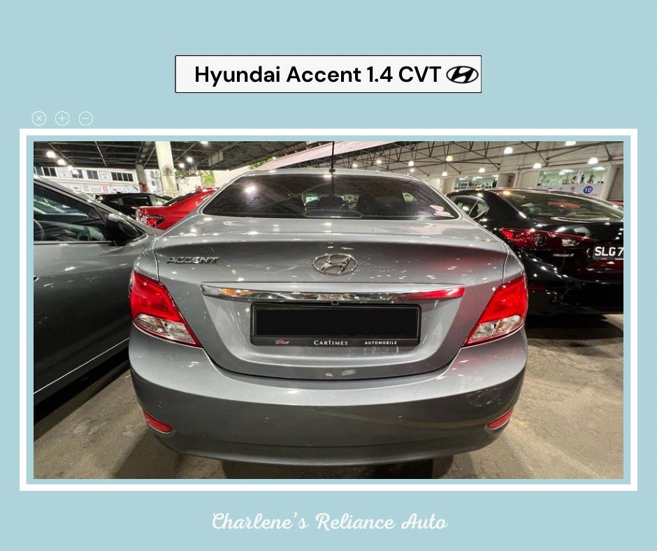 Hyundai Accent 1.4 CVT (A), Cars, Used Cars on Carousell