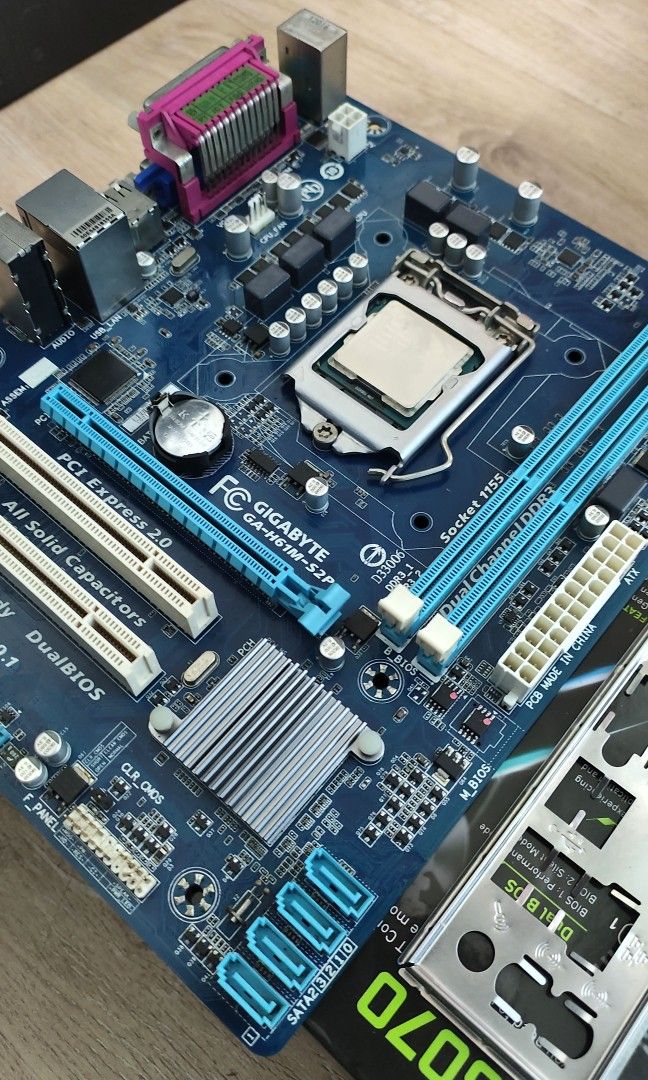 i5 3470 + H61M motherboard and CPU, Computers & Tech, Parts ...