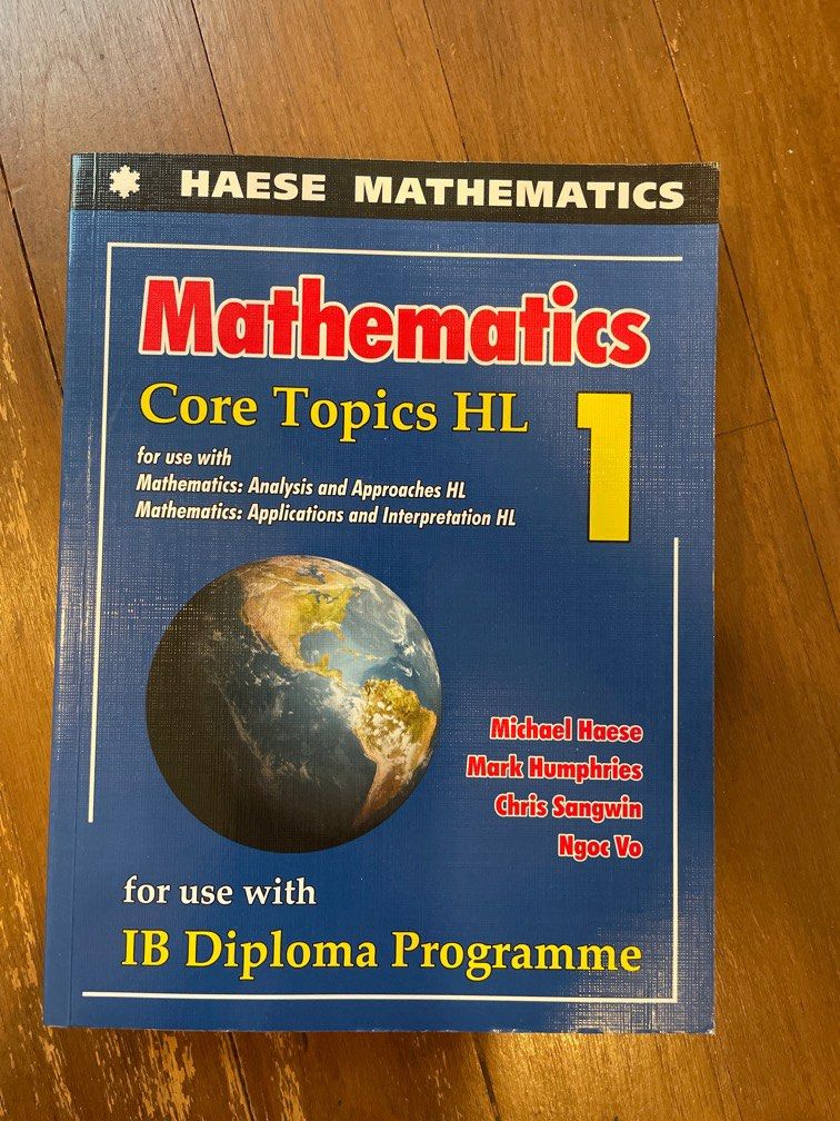 IB HL Maths textbook, Hobbies & Toys, Books & Magazines, Textbooks on ...